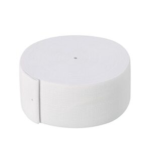 white knit elastic spool (2 inch x 11 yard)