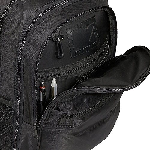 A.Saks Deluxe Expandable Laptop Backpack (Black)