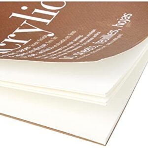 Strathmore Acrylic Paper Pad 9"X12"-10 Sheets -430900