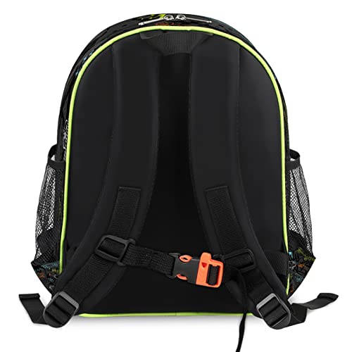 Urban Style Skateboards Kids Backpack, 14'' Cool Sport Toddler Primary Student Schoolbag, Boys Girls Waterproof Casual Bookbag Travel Hiking Bags