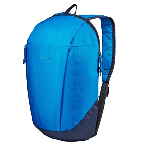 Quechua Backpack 10L NH Arpenaz 100 Special Edition Outdoor Daypack, Sports Backpack and Hiking Backpack for Everyone (Electric Blue)