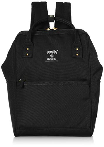 anello GRANDE(アネロ グランデ) Women Metal Clasp Backpack Small, Black (Black 19-3911tcx)