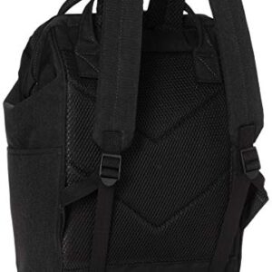 anello GRANDE(アネロ グランデ) Women Metal Clasp Backpack Small, Black (Black 19-3911tcx)