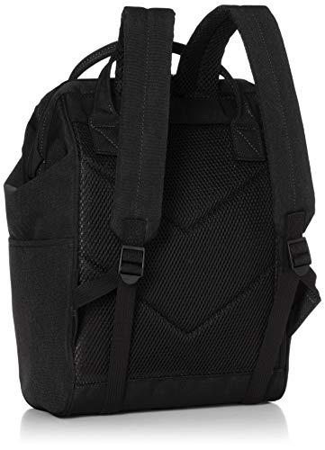 anello GRANDE(アネロ グランデ) Women Metal Clasp Backpack Small, Black (Black 19-3911tcx)