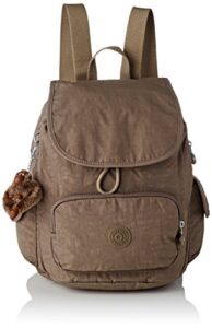 kipling backpack, brown (true beige true beige), 27×33.5×19 cm