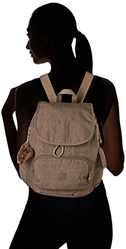 Kipling Backpack, Brown (True Beige True Beige), 27x33.5x19 cm