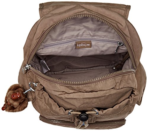 Kipling Backpack, Brown (True Beige True Beige), 27x33.5x19 cm