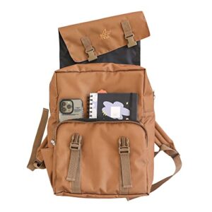 BOTELA - Sustainable 15.6" Laptop Backpack, Made with 100% Polyester Fabric From Recycled Plastic Bottles, EcoFriendly Bag, Beige