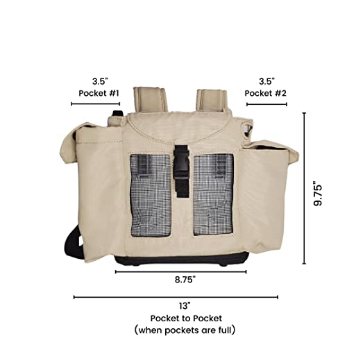 O2TOTES Backpack For Inogen One G3/Beige/Room For Inogen Accessories/Does NOT Contain an Inogen Unit/Backpack Only