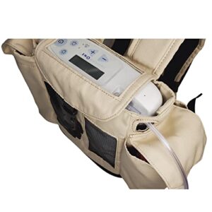 O2TOTES Backpack For Inogen One G3/Beige/Room For Inogen Accessories/Does NOT Contain an Inogen Unit/Backpack Only