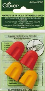 clover 3005 point protectors for circular knitting needles large