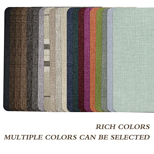 Coarse Linen Repair Patches, Self-Adhesive Linen Fabric Patches, 8X11 inch Extra Size, Multi Color, Can be Used for Linen Sofa Repair and Linen Clothes Repair(8" x 11",Light Grey)