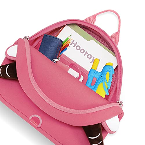 BEBOAN Toddler Backpack for Girls, Kids Backpack Harness with Safety Leash Chest Strap for 4,5,6 Year Old Kindergarten Preschool Pink Sheep Small