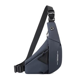 ohenjoy sling backpack chest bag for men casual crossbody shoulder fanny pack water-repellent