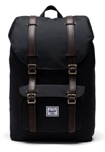 herschel supply co. little america mid-volume black/chicory coffee one size