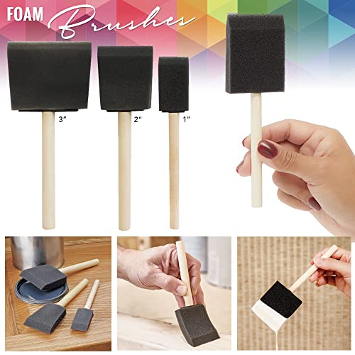 Mod Podge Puzzle Saver Glue Kit, Adhesive Brushes for Jigsaw Puzzles, Boards, Mats, Pixiss Accessory Kit with Glue Spreaders, Gloves, Brushes, Palette Knife Set