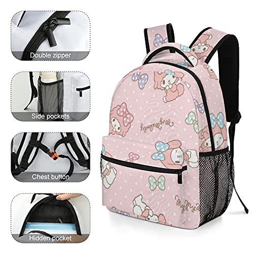 M-y Mel-ody backpack knapsack withe side pokect Oxford cloth suitable for ​hiking camping picnic