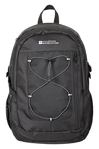 Mountain Warehouse Peregrine 30L Backpack - Travel Rucksack Black