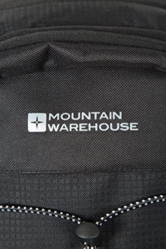 Mountain Warehouse Peregrine 30L Backpack - Travel Rucksack Black