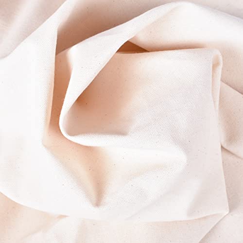 100% Natural Cotton 7 oz Canvas Fabric (Duck), 63 Inches Wide X 3 Yards Long