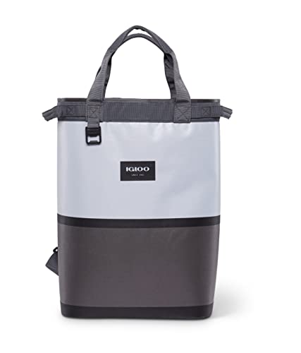 Igloo Gray Welded Water Resistant 46 Can Cinch Backpack