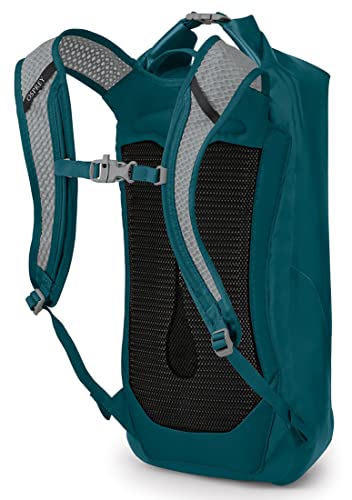 Osprey Transporter Roll Top Waterproof Backpack 18, Night Jungle Blue