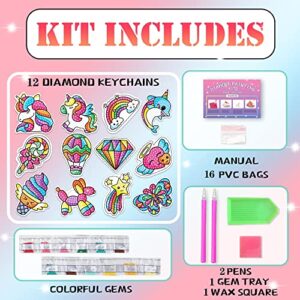 5D Diamond Painting Kits For Kids - Make Your Own GEM Stickers - Arts and Crafts for Kids,Girls and Boys - Gem Art Painting Kits - Gift Ideas for Girls Crafts Age 4,5,6,7,8,9,10-12,6-8(Magical)