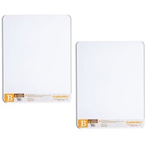 craftfirst cutting plate b die cutting machine accessaries 5.87 x 7.75″, 1 pair