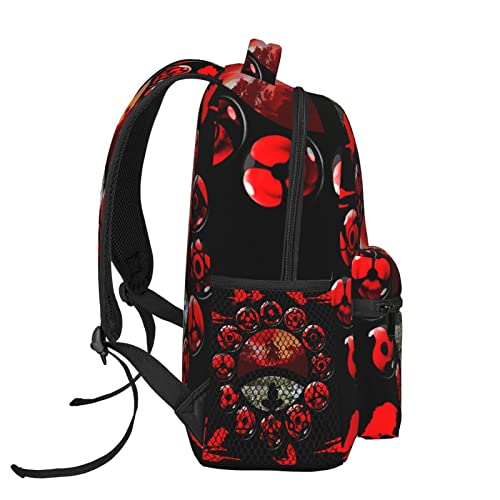 Itachi Backpack anime Casual Versatile Multi Pocket Backpack 16"