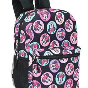 Disney Minnie Mouse Full Size All Over Print 16" Backpack