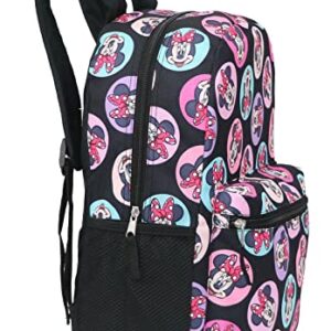 Disney Minnie Mouse Full Size All Over Print 16" Backpack