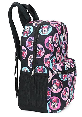 Disney Minnie Mouse Full Size All Over Print 16" Backpack