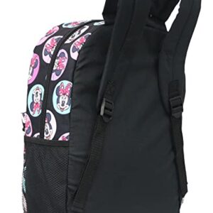 Disney Minnie Mouse Full Size All Over Print 16" Backpack