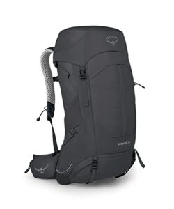 osprey stratos 36 men’s hiking backpack, tunnel vision grey