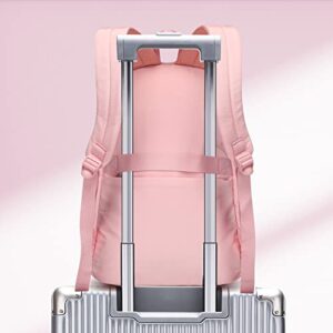 Caran·Y Kids Backpack Girls and Boys Classic School Backpack Light Weight Two Size Multi-pocket Pink