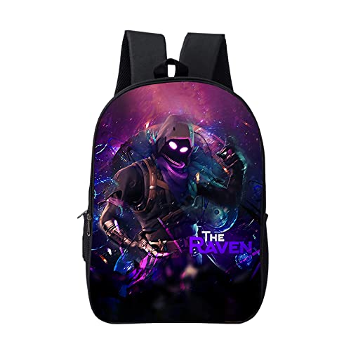 Boys and Girls Popularity Game Backpack Fashion Bag Portability Double Layer Large Capacity Packsackg Game-5