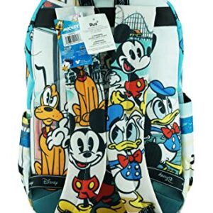 Disney Mickey Mouse Wondapop Deluxe Oversize Print Large 16" Backpack with Laptop Compartment - A19757