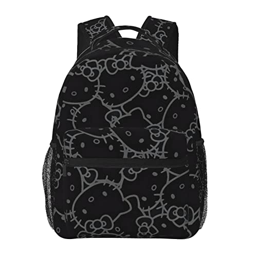 Cartoon Cat Backpack Casual Daypack Travel Laptop Backpack for Women Girl