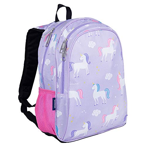 Wildkin 15-Inch Kids Backpack for Boys & Girls, Perfect for Early Elementary, Backpack for Kids Features Padded Back & Adjustable Strap, Ideal for School & Travel Backpacks (Unicorn)