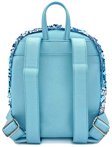 Loungefly Frozen Elsa Reversible Sequin Mini Backpack