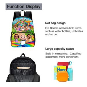 Guainuhai Cute Cartoon Backpack 3d Print Large Capacity Multifunction Unisex Cartoon Backpack For Travel Daily Use Laptop Bag 15 In C