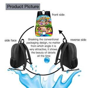 Guainuhai Cute Cartoon Backpack 3d Print Large Capacity Multifunction Unisex Cartoon Backpack For Travel Daily Use Laptop Bag 15 In C