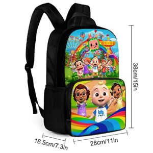 Guainuhai Cute Cartoon Backpack 3d Print Large Capacity Multifunction Unisex Cartoon Backpack For Travel Daily Use Laptop Bag 15 In C