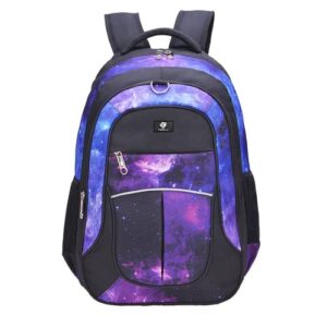 fenrici galaxy backpack for girls, boys, kids, teens, 18″ durable book bags for kindergarten, elementary, middle school students, standard large size