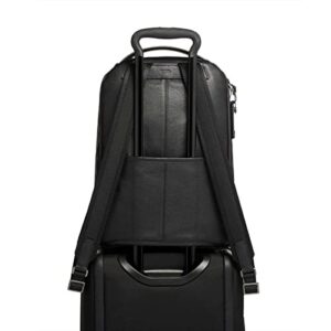 TUMI Harrison Bradner Leather Laptop Backpack - 14-Inch Computer Bag for Men and Women - Black