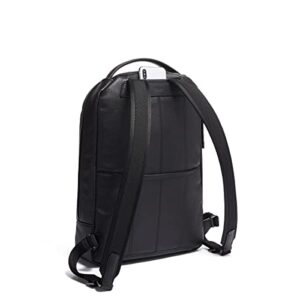 TUMI Harrison Bradner Leather Laptop Backpack - 14-Inch Computer Bag for Men and Women - Black