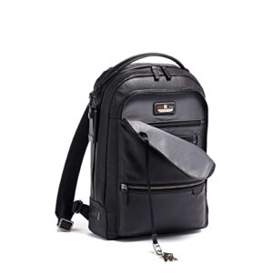 TUMI Harrison Bradner Leather Laptop Backpack - 14-Inch Computer Bag for Men and Women - Black