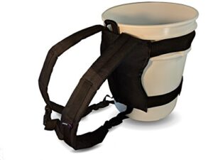 backpack for 5 gallon buckets for ice fishing, picking apples and sports