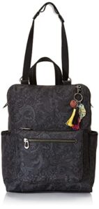 sakroots eco-twill loyola convertible backpack black spirit desert one size