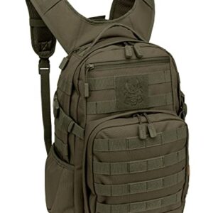 Samurai Tactical Tactical Day Pack Backpack for Everyday, Olive Drab, One Size